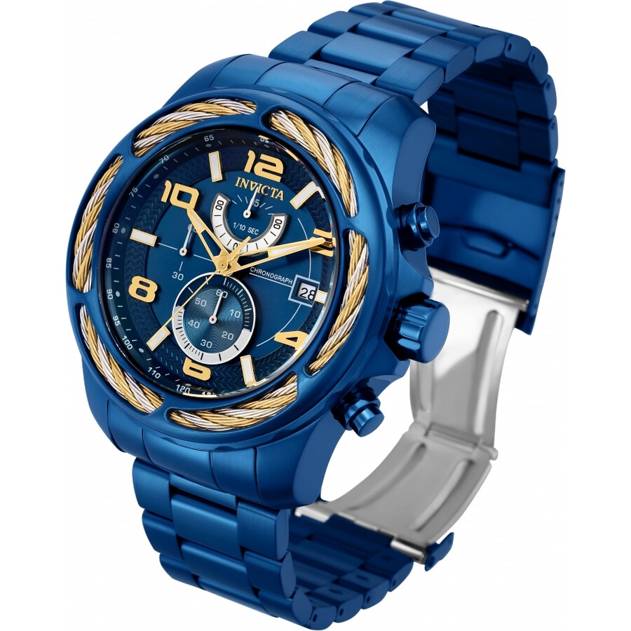 Invicta Bolt Chronograph Quartz Blue Dial Men's Watch 31232 - Bolt ...