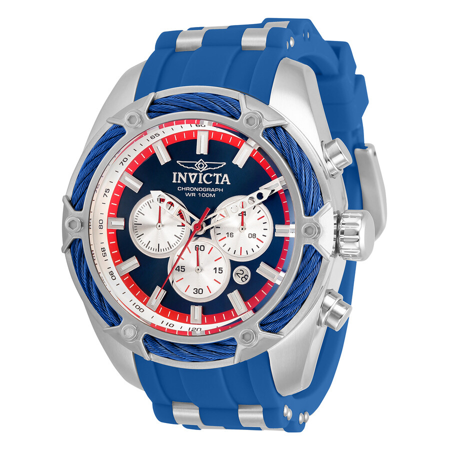 Invicta Bolt Chronograph Quartz Blue Dial Men's Watch 31064 ...