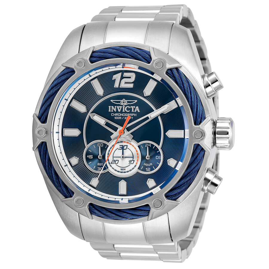 Invicta Bolt Chronograph Quartz Blue Dial Men's Watch 31470 ...