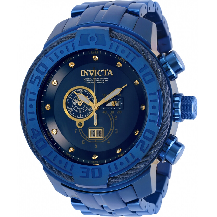 Invicta Bolt Chronograph Quartz Blue Dial Men's Watch 34467 ...