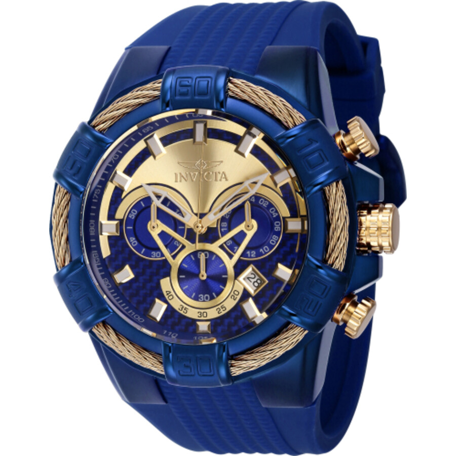 Invicta Bolt Chronograph Quartz Blue Dial Men's Watch 40671 ...