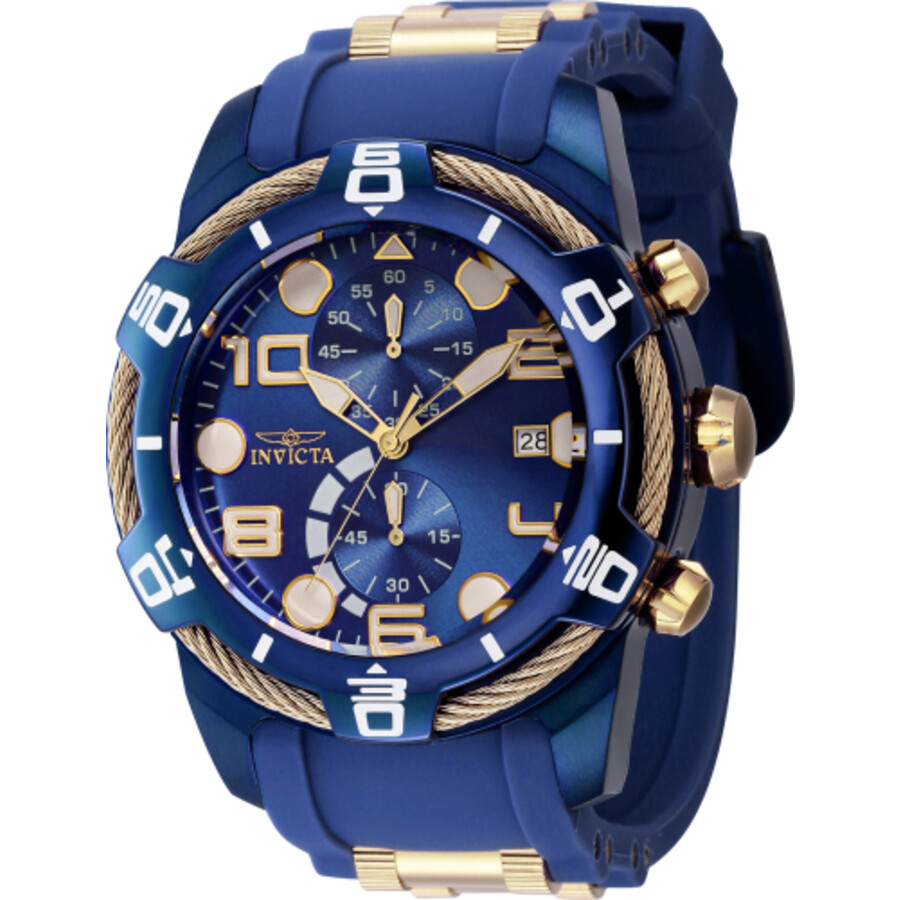 Invicta Bolt Chronograph Quartz Blue Dial Men's Watch 40724 ...
