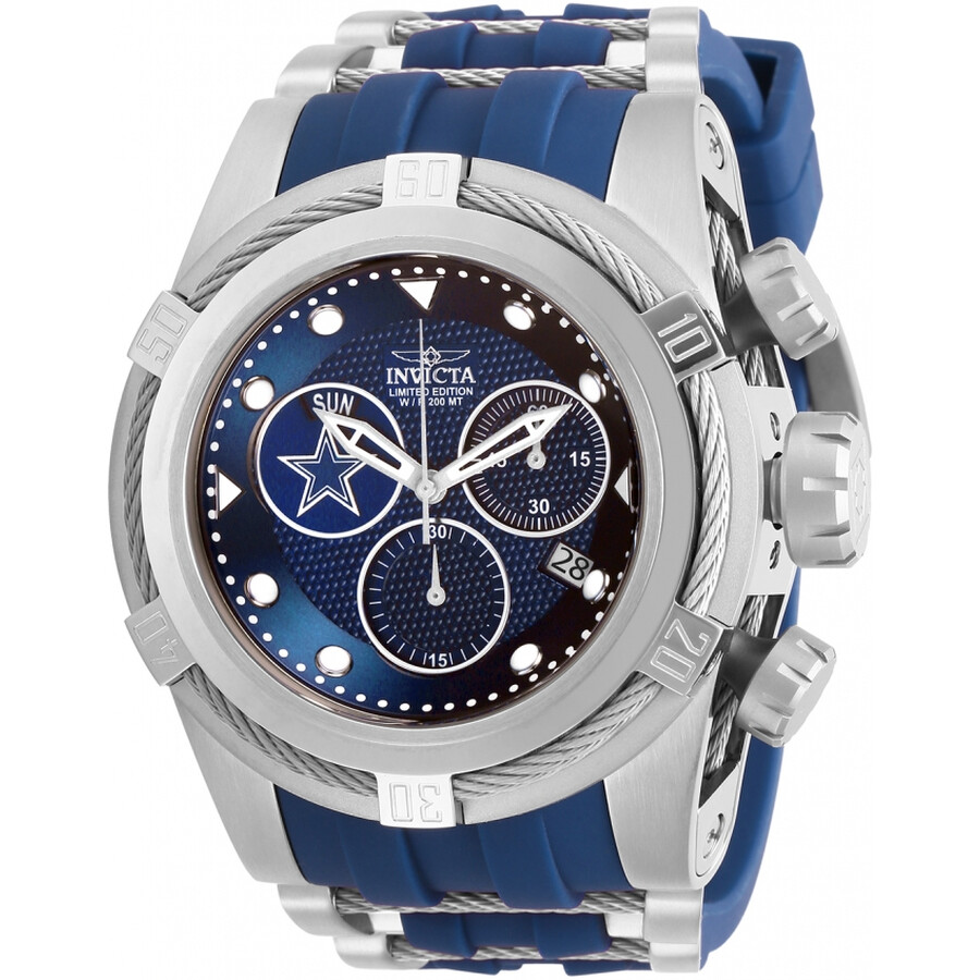 Invicta Bolt Chronograph Quartz Navy Blue Dial Men's Watch 30231 ...