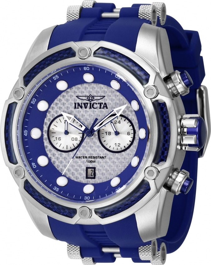 Invicta Bolt GMT Quartz Silver Dial Men's Watch 42286 886678563210 ...