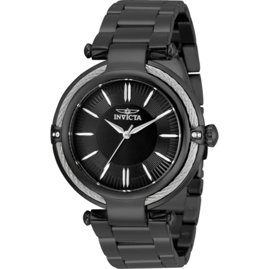 Invicta Bolt Quartz Black Dial Ladies Watch 35352 886678430536 ...
