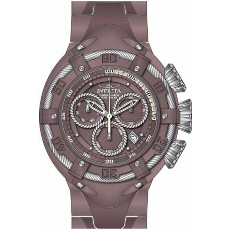 Invicta Bolt Thunderbolt Chronograph Brown Dial Men's Watch 27521 ...