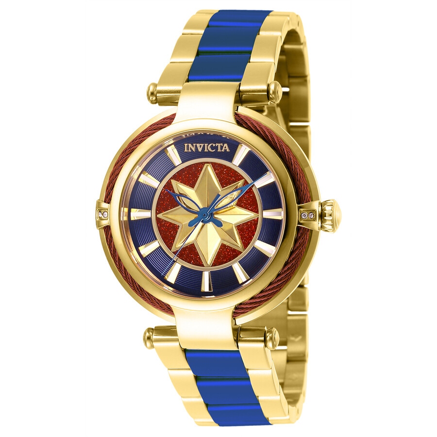Invicta Captain Marvel Quartz Ladies Watch 28832 886678343096 - Watches ...