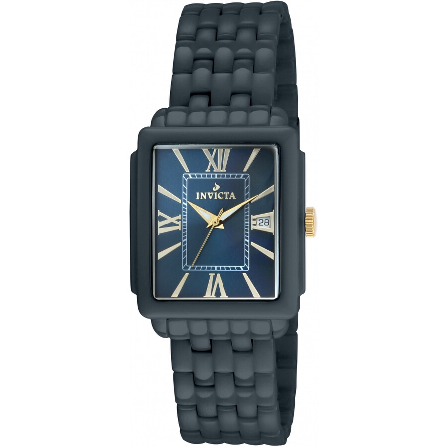 Invicta Ceramics Blue Dial Ladies Watch 14584 886678152568 - Watches ...