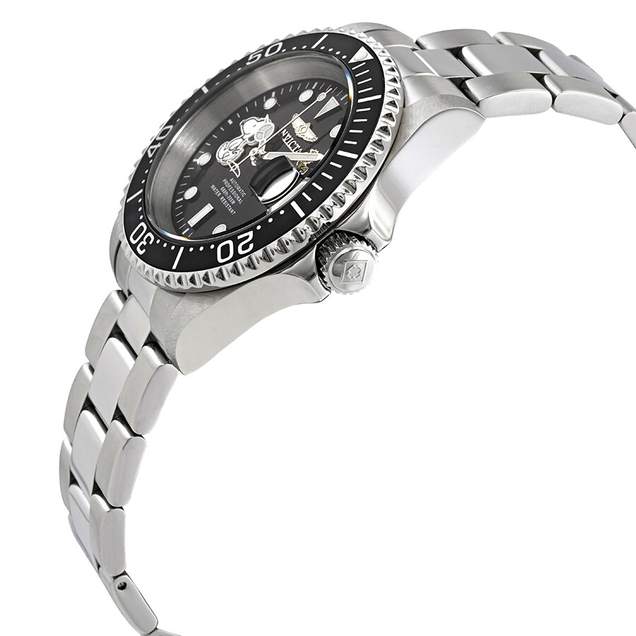Invicta Character Collection Snoopy Automatic Black Dial Men's Watch ...