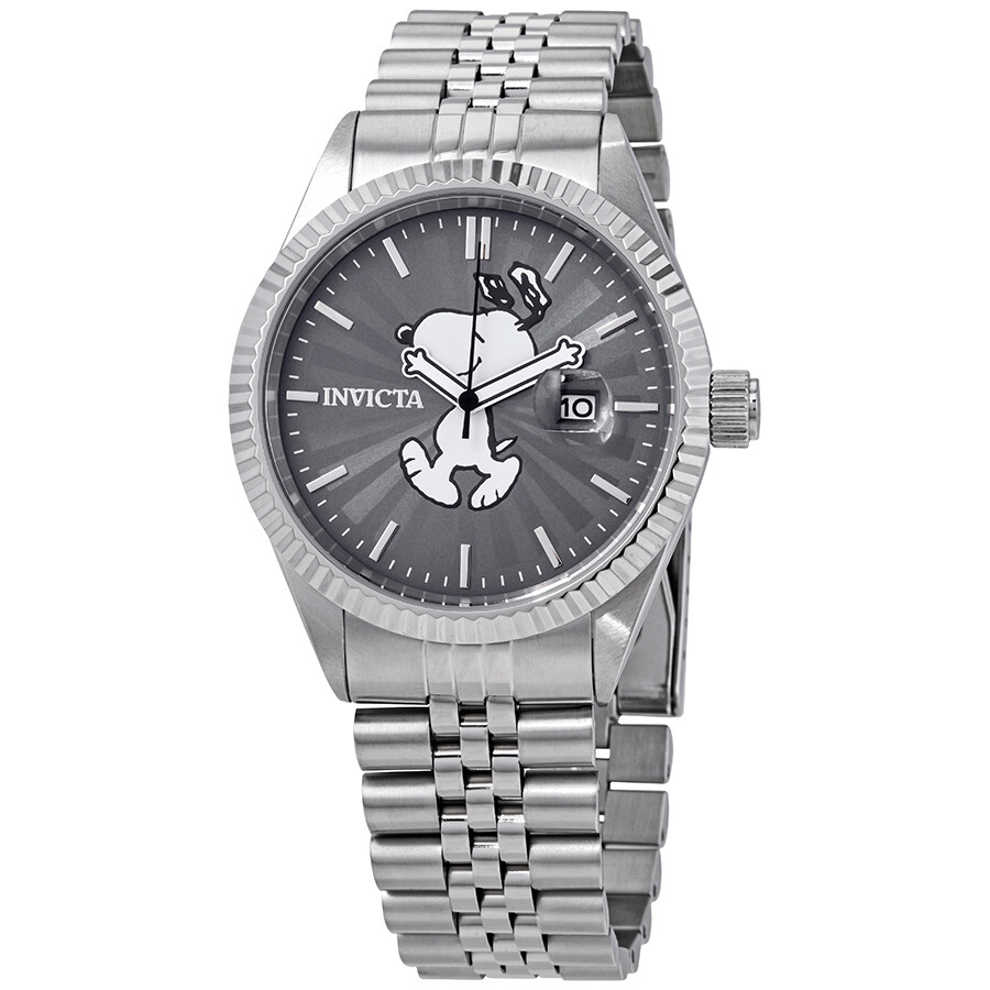 Invicta Character Collection Snoopy Diamond Grey Dial Men's Watch 24800 ...