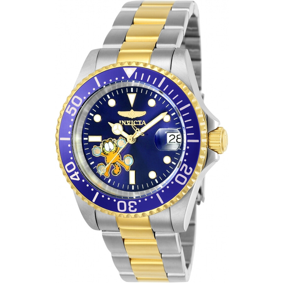 Invicta Character Collection Garfield Automatic Blue Dial Men's Watch ...