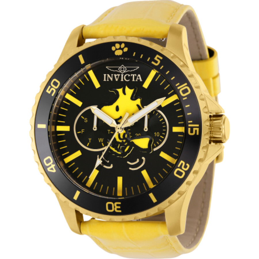 Invicta Character Snoopy Quartz Black Dial Men's Watch 38639 ...