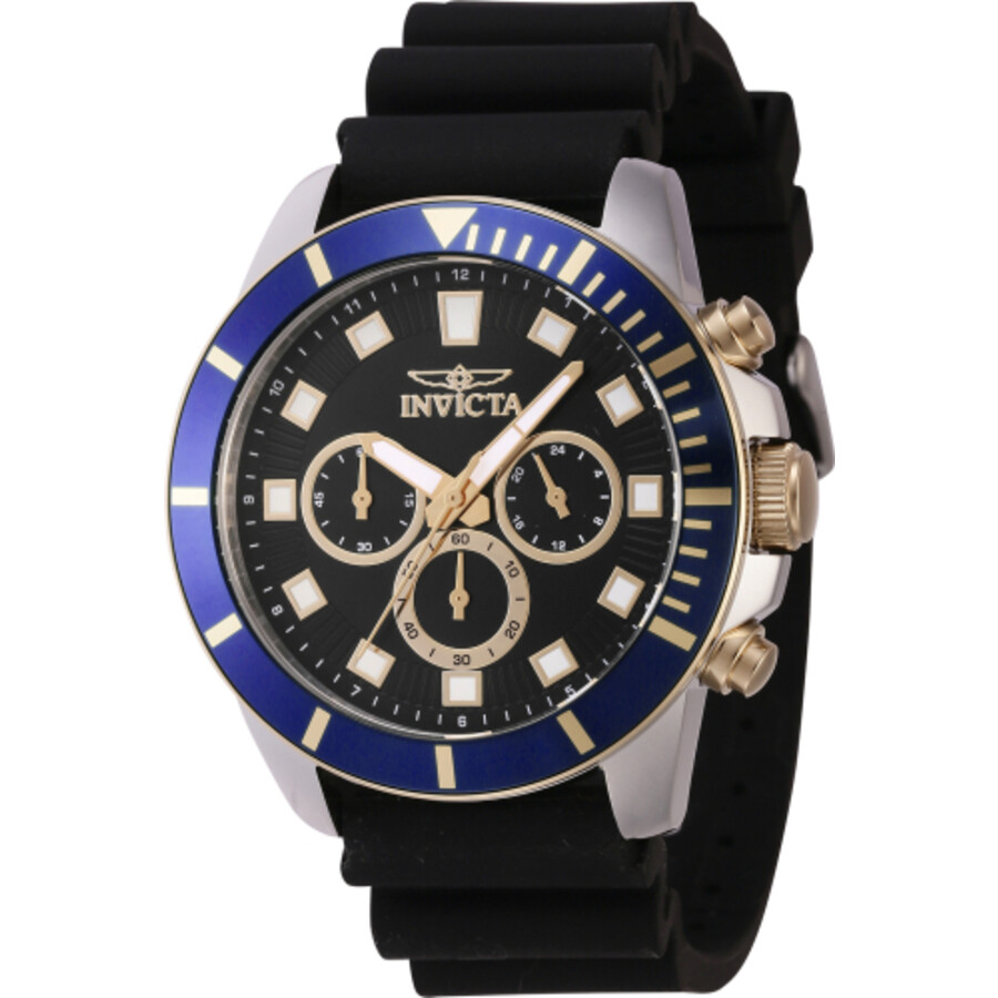 Invicta Pro Diver Chronograph Quartz Black Dial Men's Watch 46082 ...