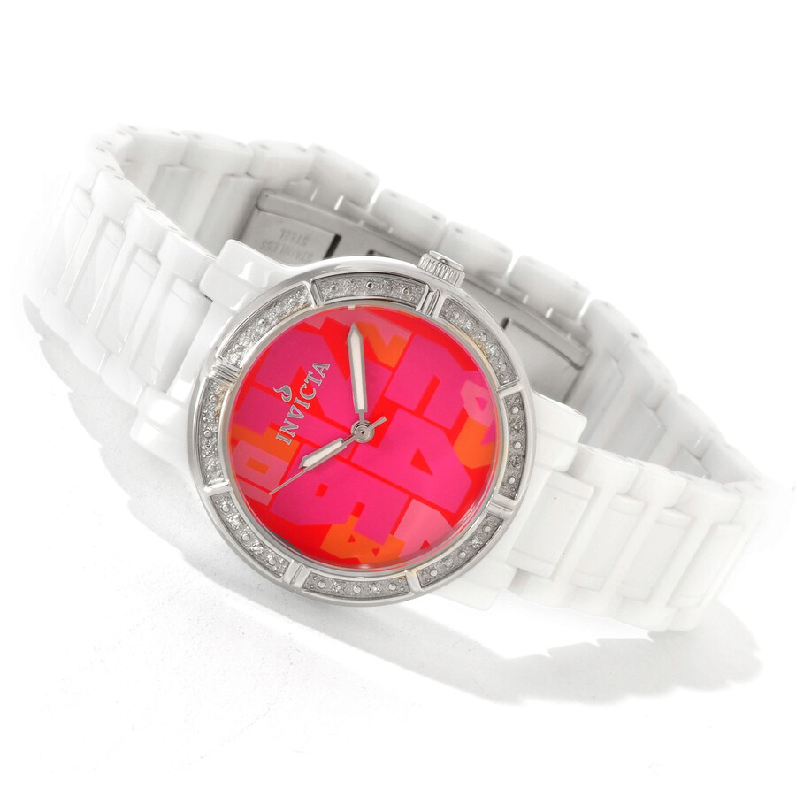 Invicta Classique Ceramic Diamond Ladies Watch 10275 0886678102754 ...