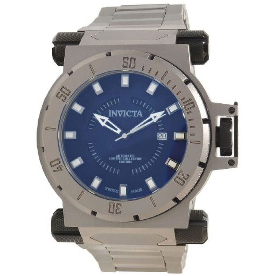 Invicta Coalition Force Blue Dial Titanium Quartz Men's Watch 11698 ...