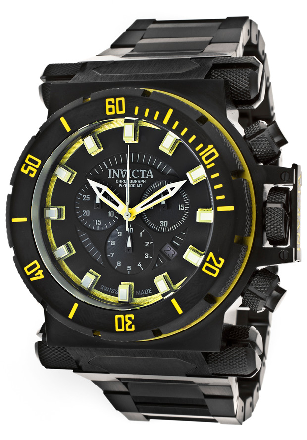 Invicta Coalition Forces Chronograph Black Dial Men's Watch 10035 ...