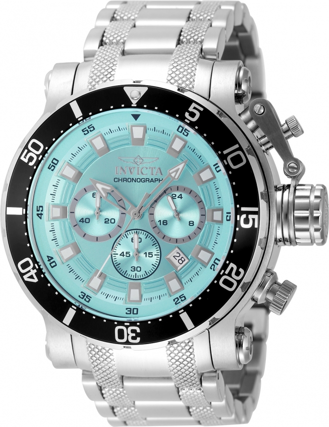 Invicta Coalition Forces Chronograph GMT Quartz Tiffany Blue Dial Men's ...