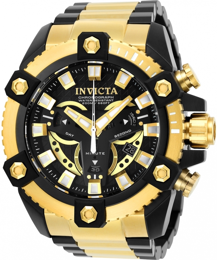 Invicta Coalition Forces Chronograph Quartz Black Dial Men's Watch ...