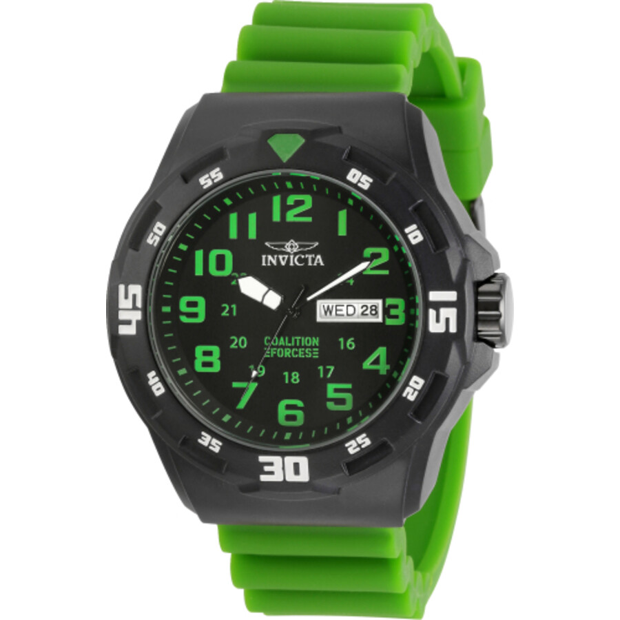 Invicta Coalition Forces Quartz Black Dial Men's Watch 32304 ...