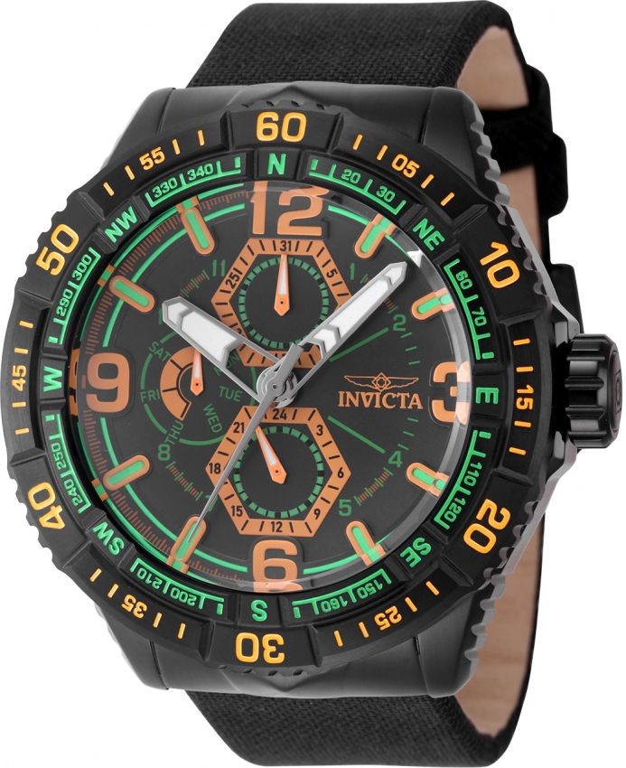 Invicta Coalition Forces Quartz Black Dial Men's Watch 49632 ...