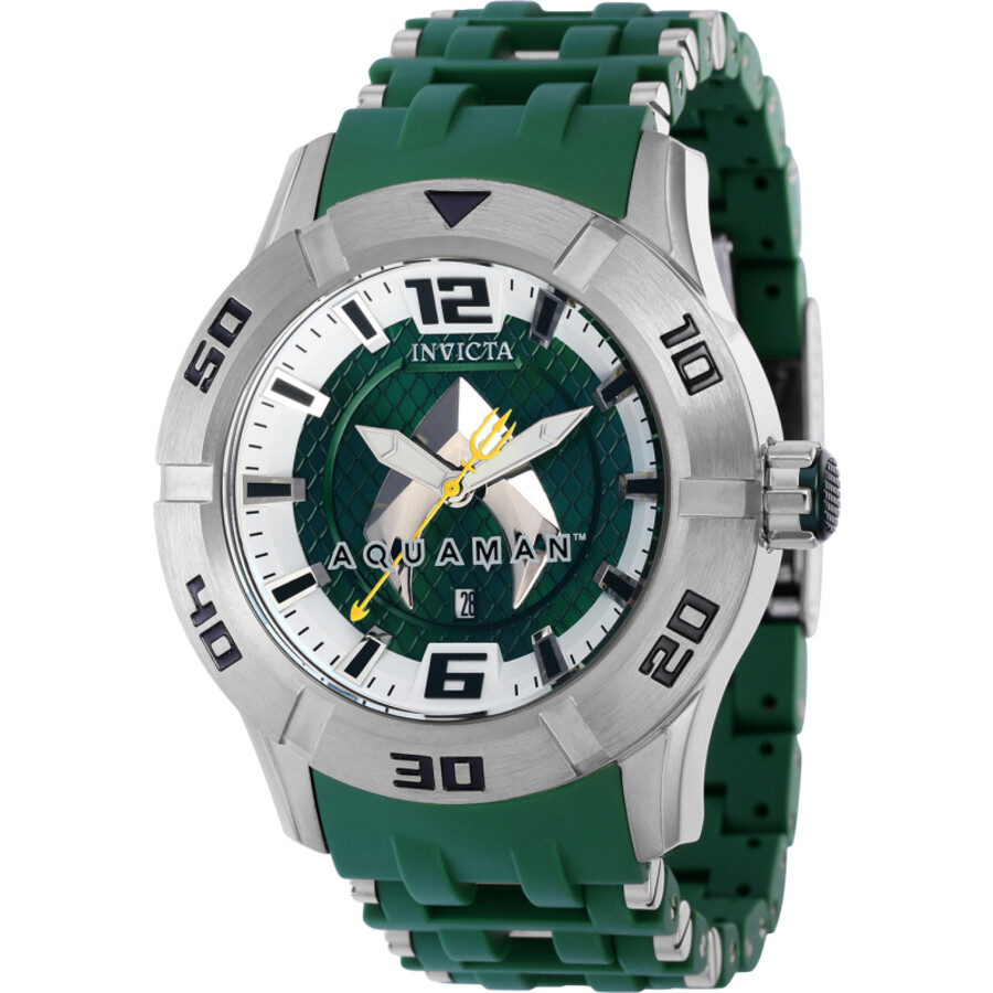 Invicta DC Comics Aquaman Quartz Gold Dial Men's Watch 37874 ...