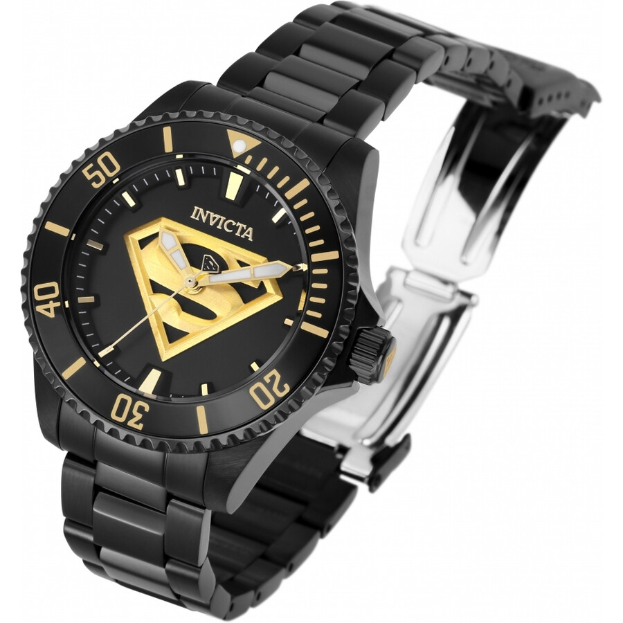 Invicta DC Comics Superman Automatic Black Dial Ladies Watch 26899 - DC ...