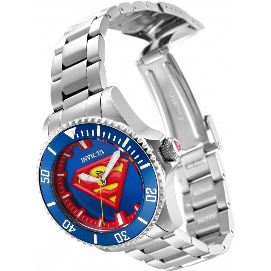 Invicta DC Comics Superman Automatic Blue Dial Ladies Watch 26898 - DC ...