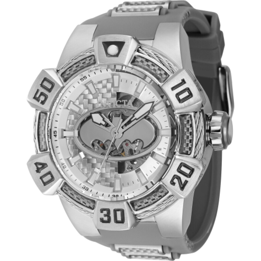 Invicta DC Comics Batman Automatic Silver Dial Men's Watch 41071 ...