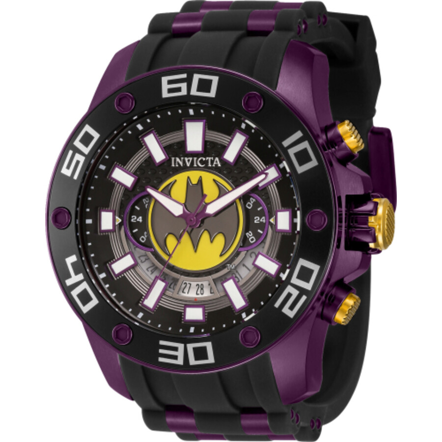 Invicta DC Comics Batman Quartz Black Dial Men's Watch 43596 ...