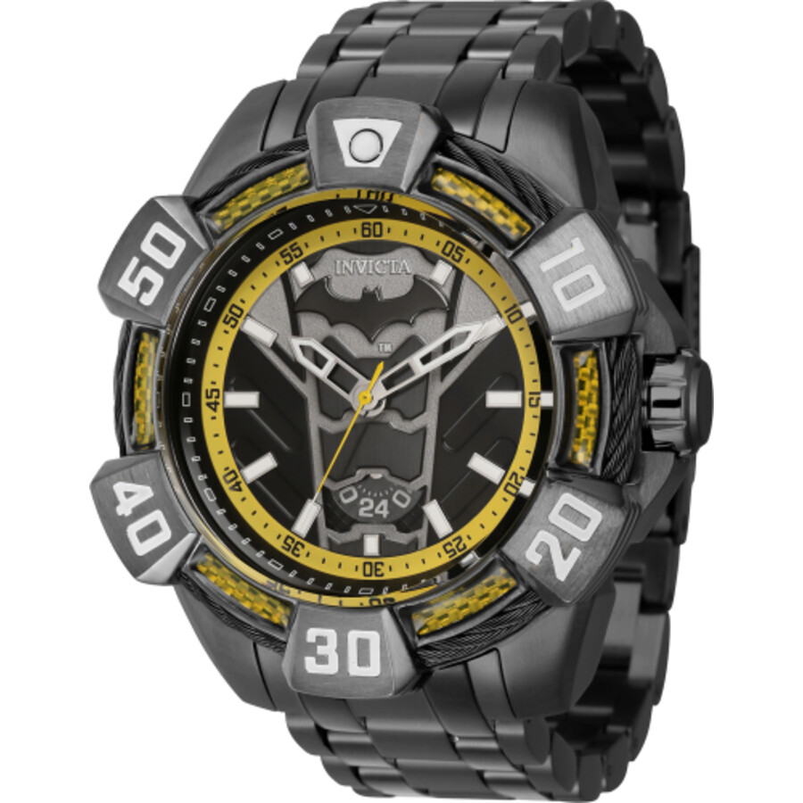 Invicta DC Comics Batman Quartz Men's Watch 41385 886678553402 - DC ...