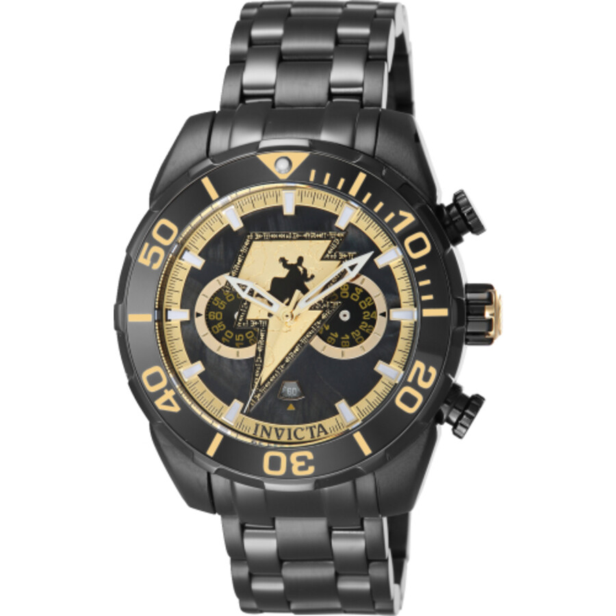 Invicta DC Comics Black Adam Chronograph Quartz Men's Watch 43681 ...