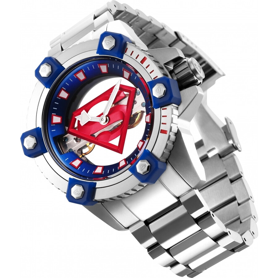Invicta DC Comics Superman Blue Dial Men's Watch 26842 - DC Comics ...