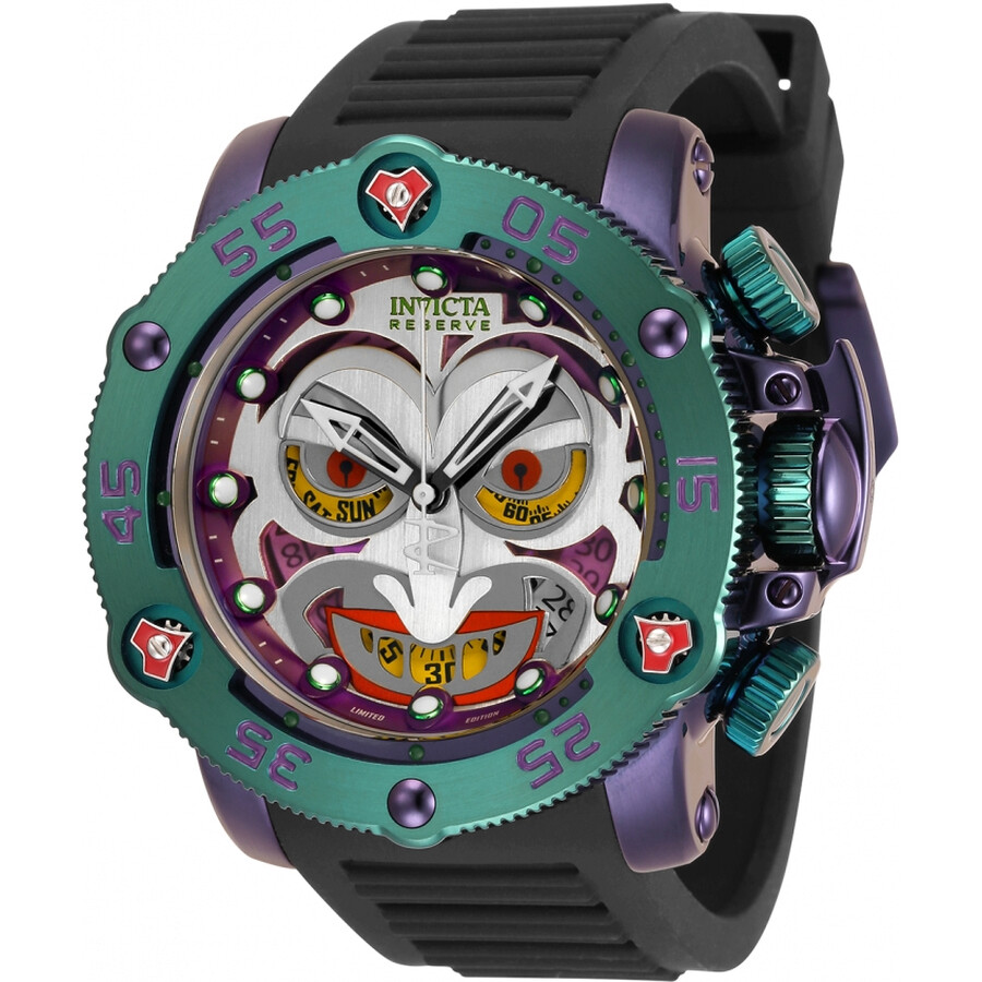 Invicta DC Comics Joker Chronograph Quartz Men's Watch 34937 ...