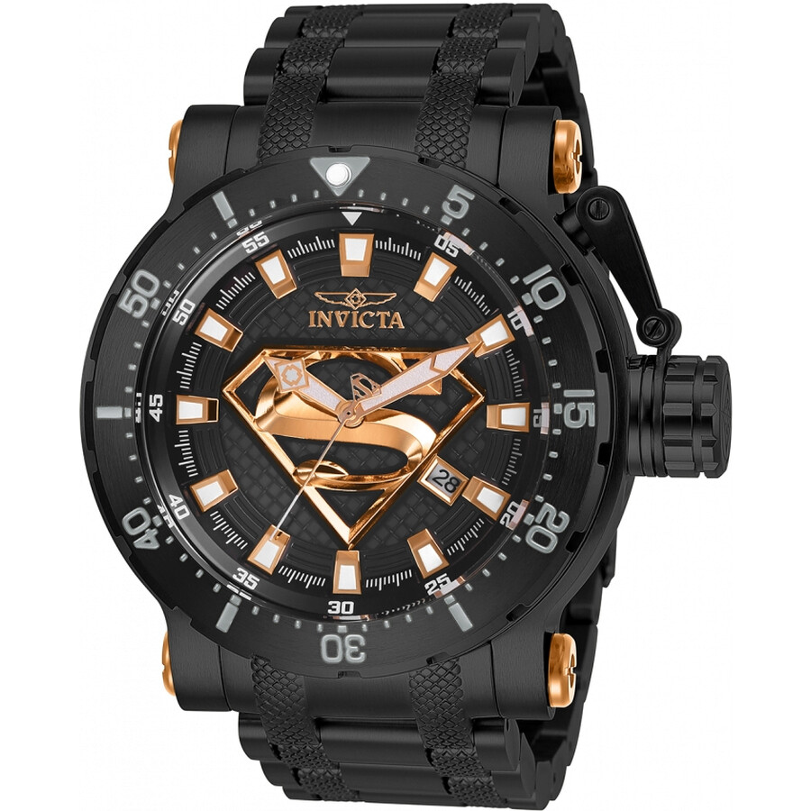 Invicta DC Comics Superman Automatic Black Dial Men's Watch 26826 ...