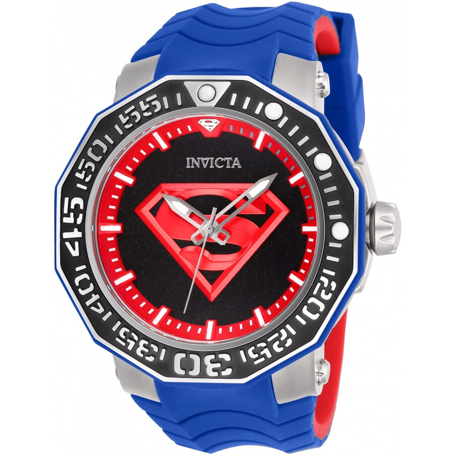 Invicta DC Comics Superman Automatic Black Dial Men's Watch 27091 ...