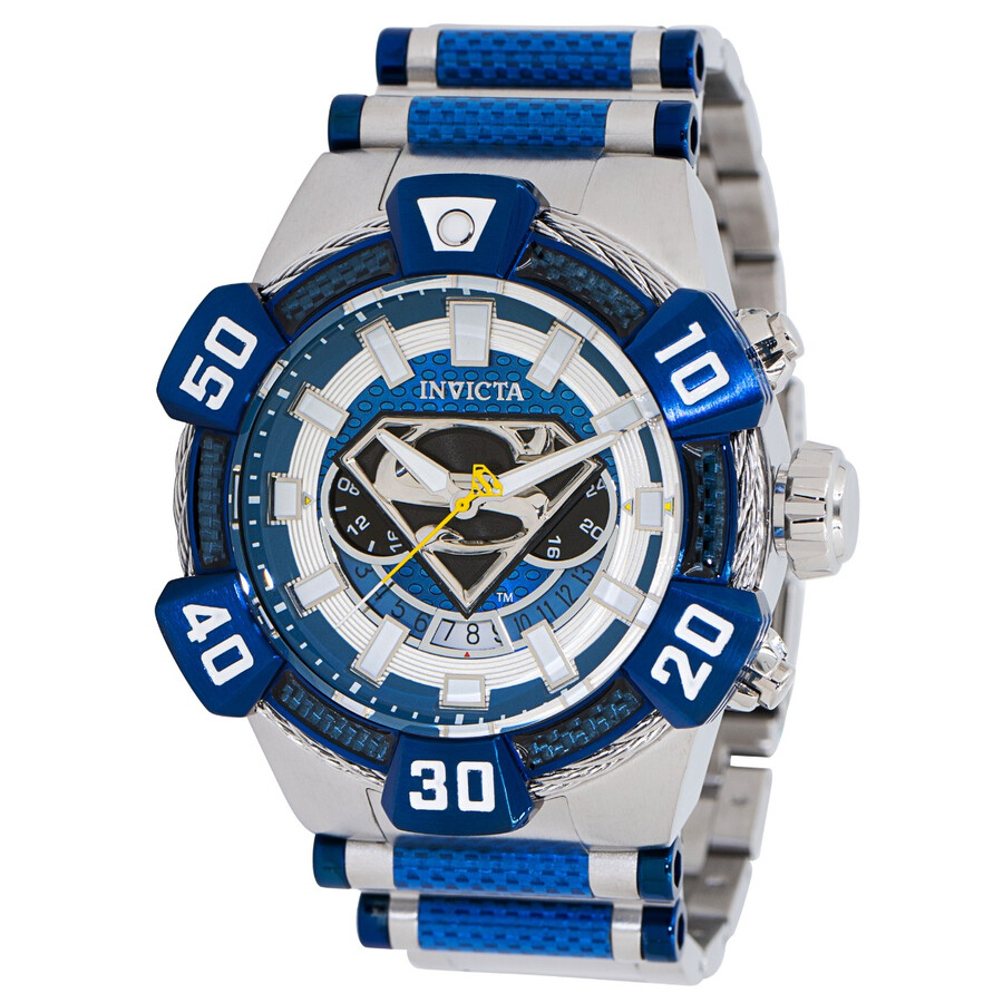 Invicta DC Comics Superman Quartz Blue Dial Men's Watch 41091 ...