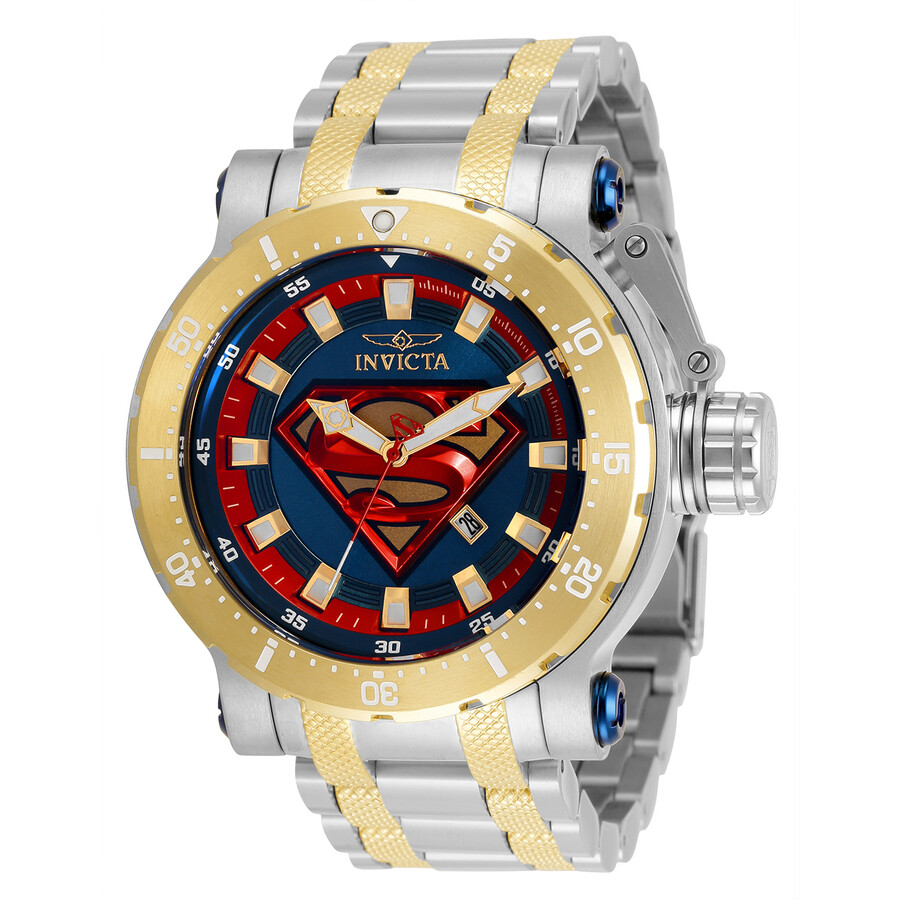 Invicta DC Comics Superman Quartz Men's Watch 32702 886678385744 - DC ...