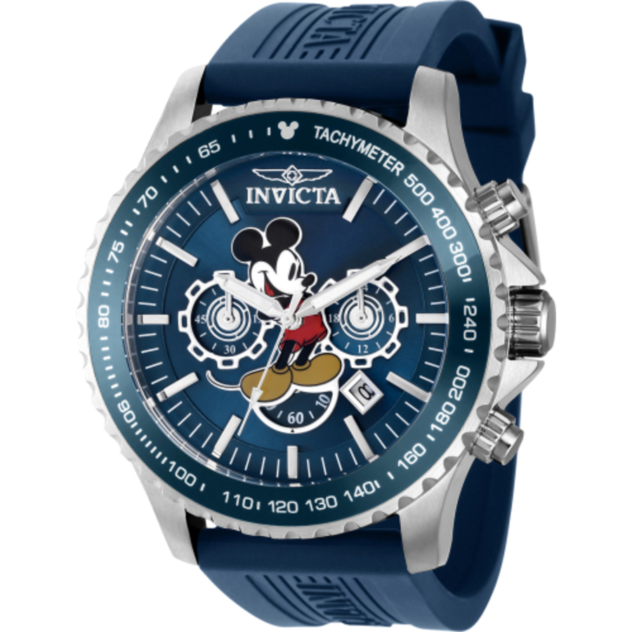 Invicta Disney Limited Edition Mickey Mouse Chronograph Quartz Blue ...