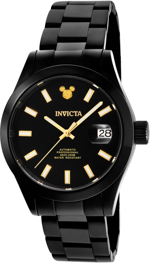 Invicta Disney Limited Edition Automatic Black Dial Men's Watch 24970 ...