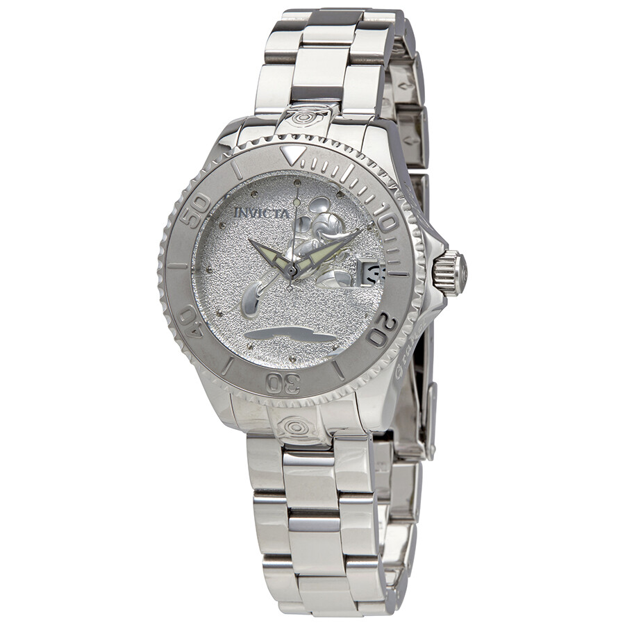Invicta Disney Limited Edition Automatic Silver Dial Ladies Watch 24532 ...
