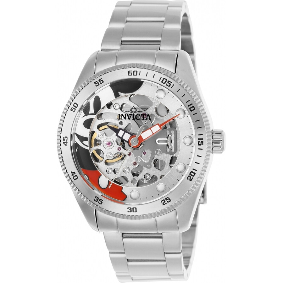 Invicta Disney Limited Edition Automatic Silver Dial Ladies Watch 25347 ...
