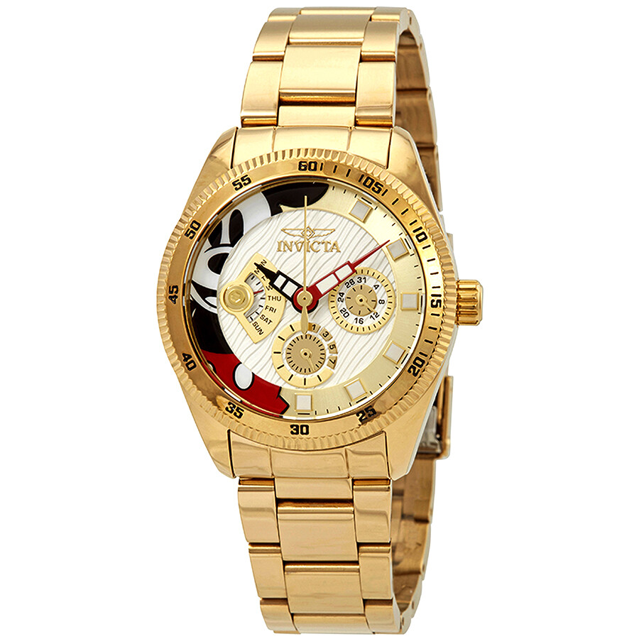 Invicta Disney Limited Edition Automatic Silver Dial Ladies Watch 25447 ...