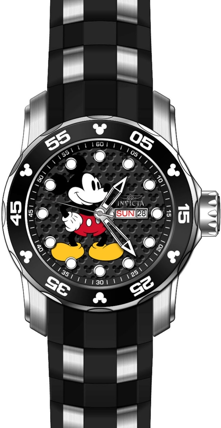 Invicta Disney Limited Edition Black Dial Men's Watch 23763 ...