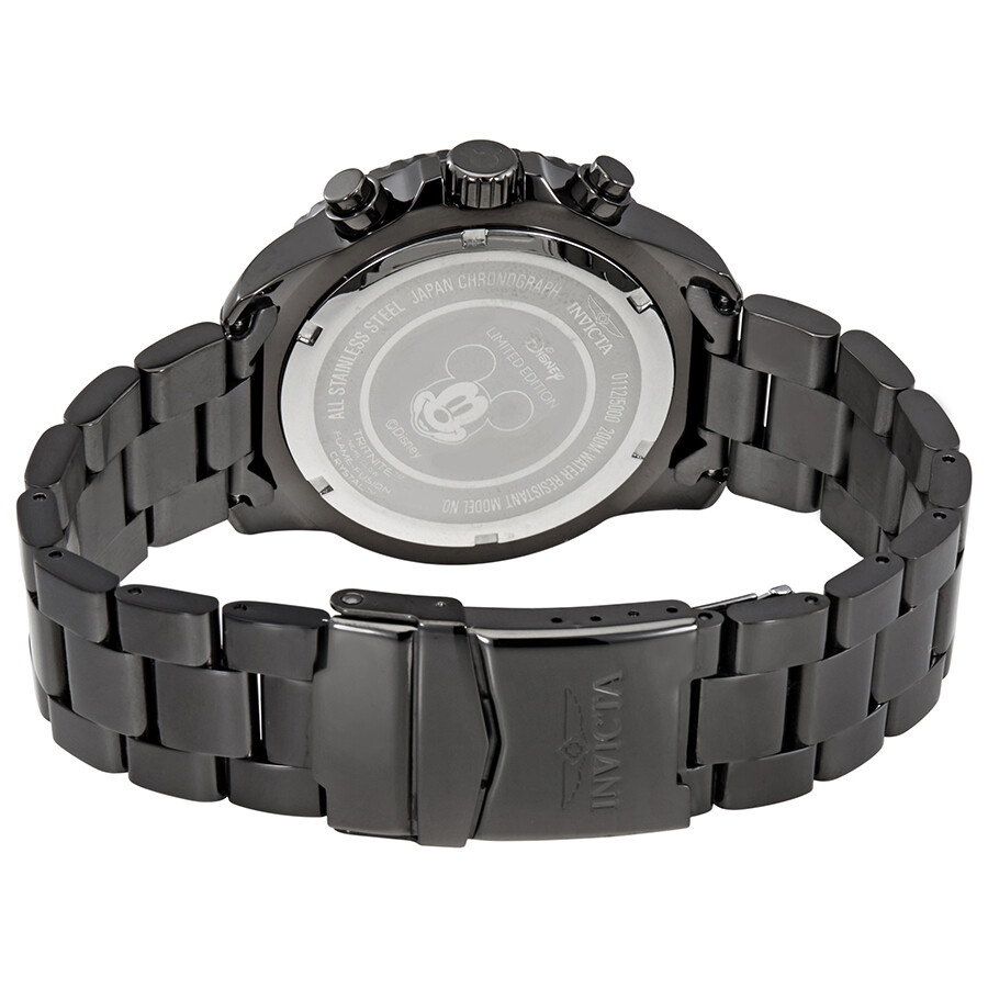 Invicta Disney Limited Edition Black GMT Chronograph Coke Bezel Men's ...