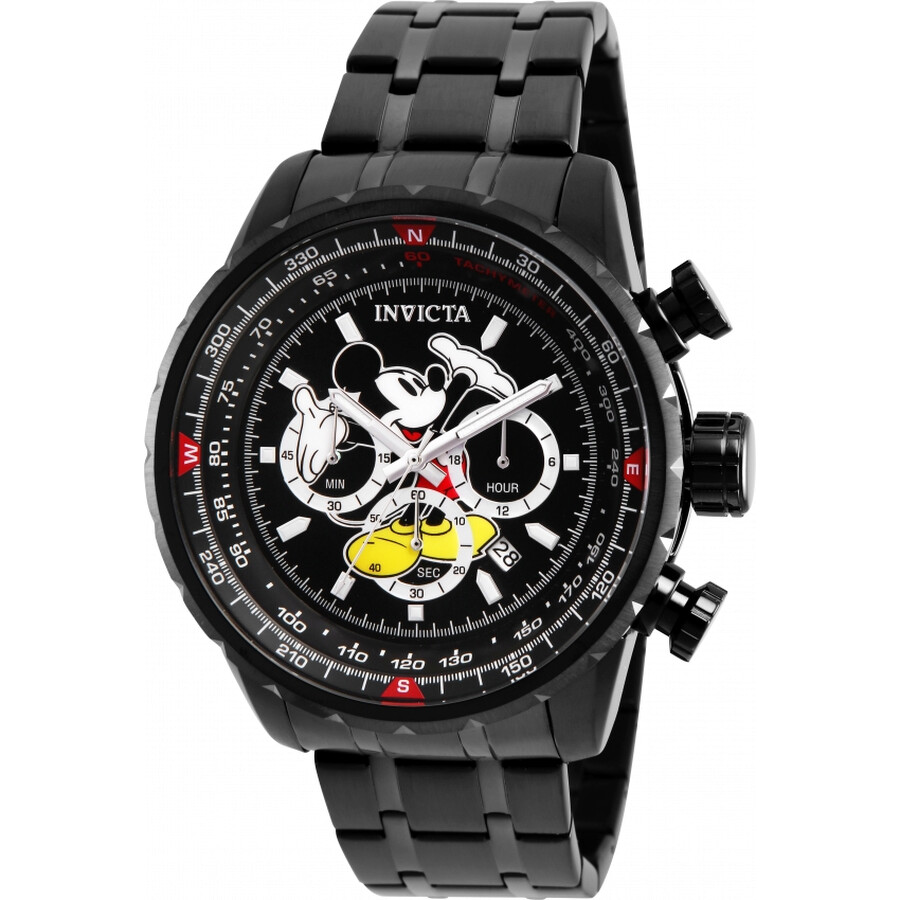 Invicta Disney Limited Edition Chronograph Black Dial Men's Watch 26743 ...