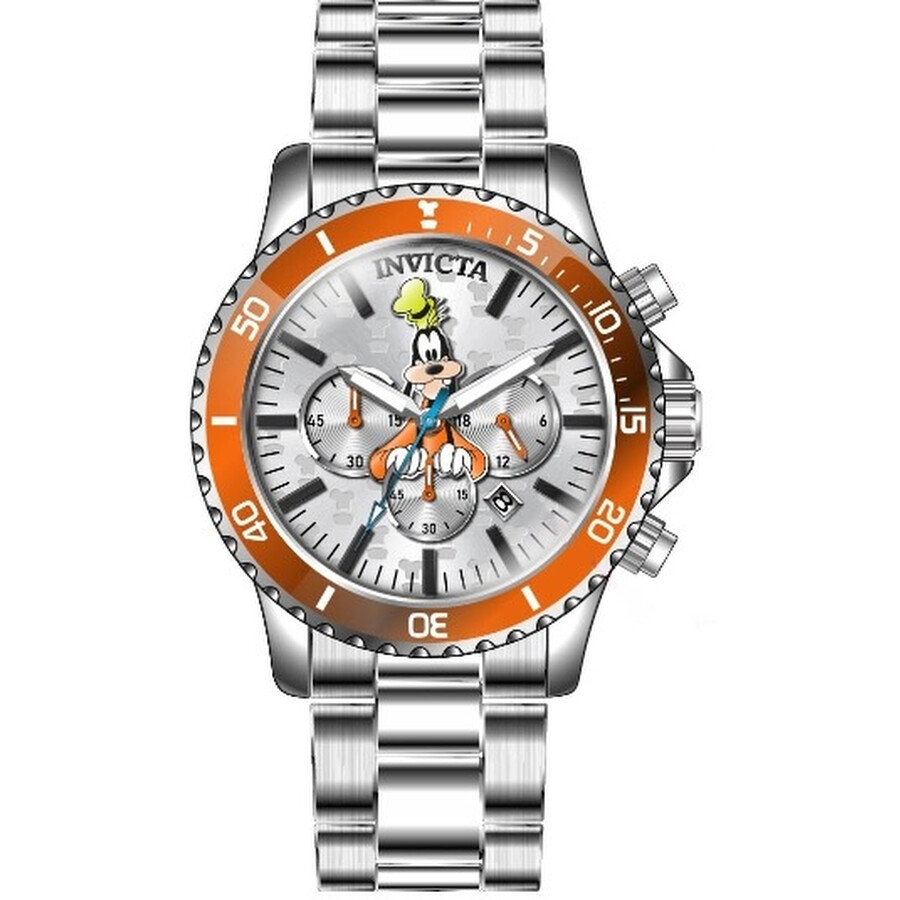 Invicta Disney Limited Edition Chronograph Quartz Silver Dial Men's ...