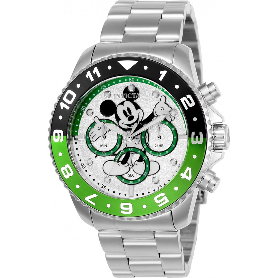 Invicta Disney Limited Edition Mickey Mouse Chronograph White Dial ...