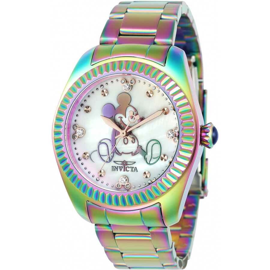 Invicta Disney Limited Edition Crystal Ladies Watch 24917 886678301379 ...