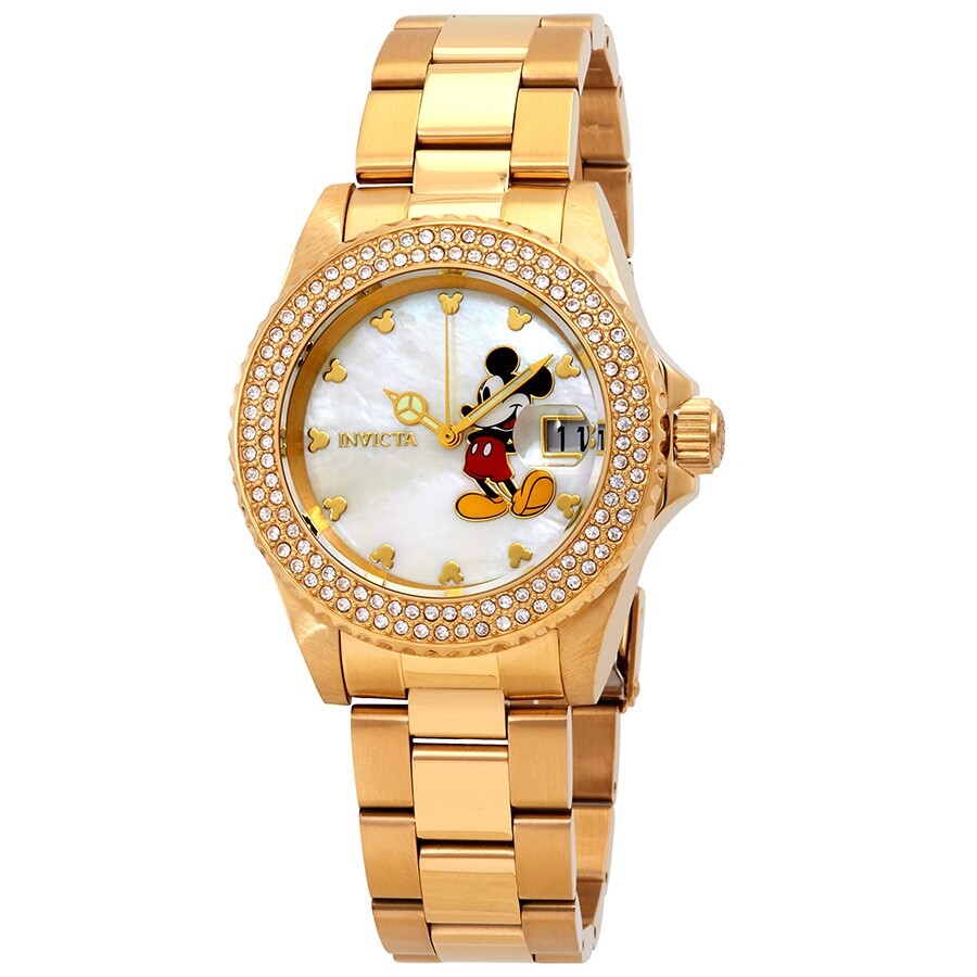 Invicta Disney Limited Edition Crystal Ladies Watch 26239 886678316281 ...