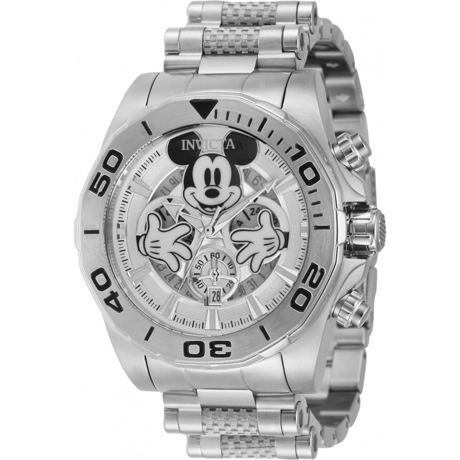 Invicta Disney Limited Edition Mickey Mouse Chronograph GMT Quartz Men ...